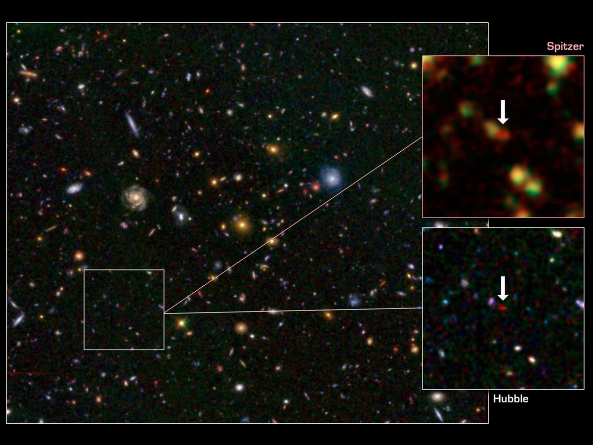 Rare Galaxy from 'Dawn of Time' Photographed | Space