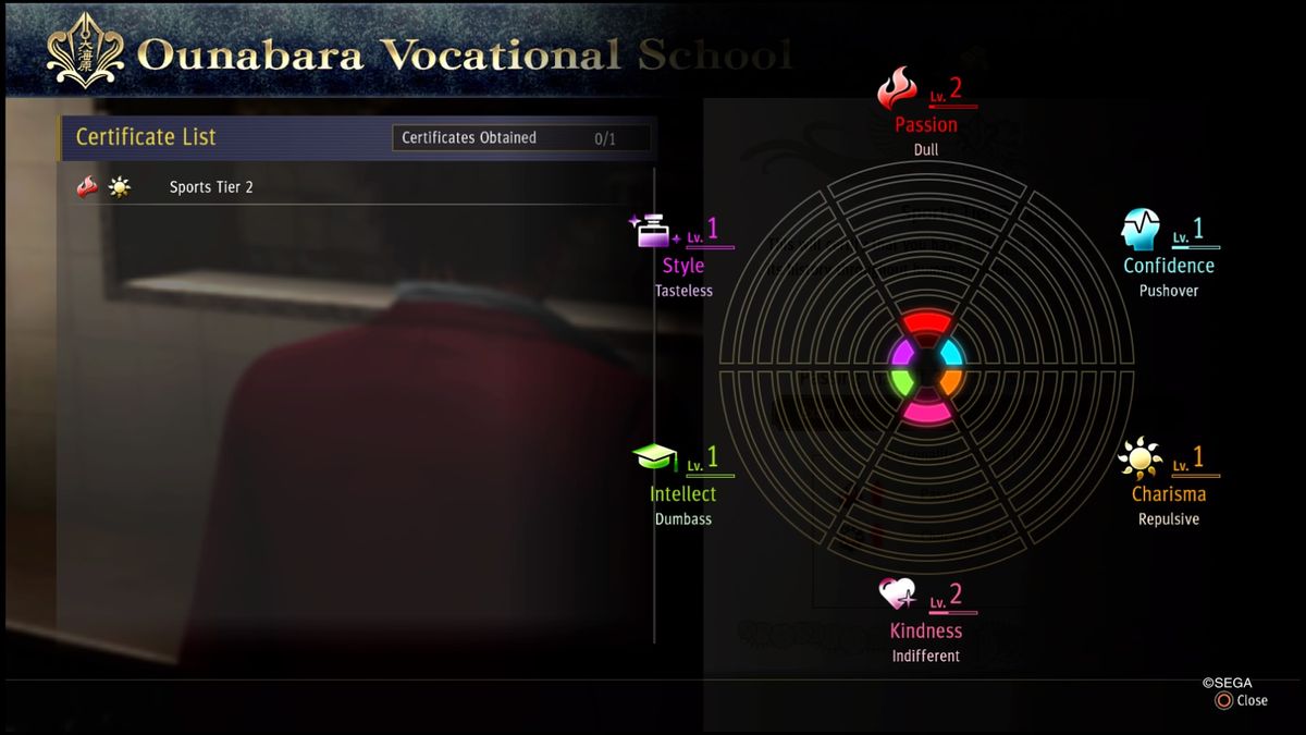 Yakuza Like a Dragon exam answers for the Ounbara Vocational School ...