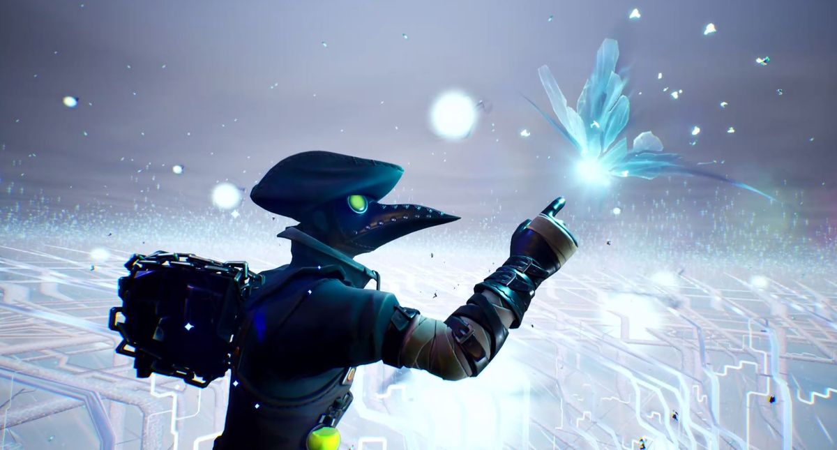 Watch Fortnite's cube blossom into a transdimensional butterfly | PC Gamer