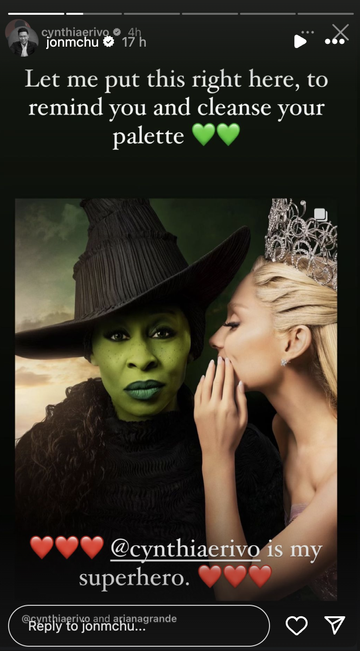 Cynthia Erivo Reacts to "Offensive" 'Wicked' Poster Fan Edits | Marie ...