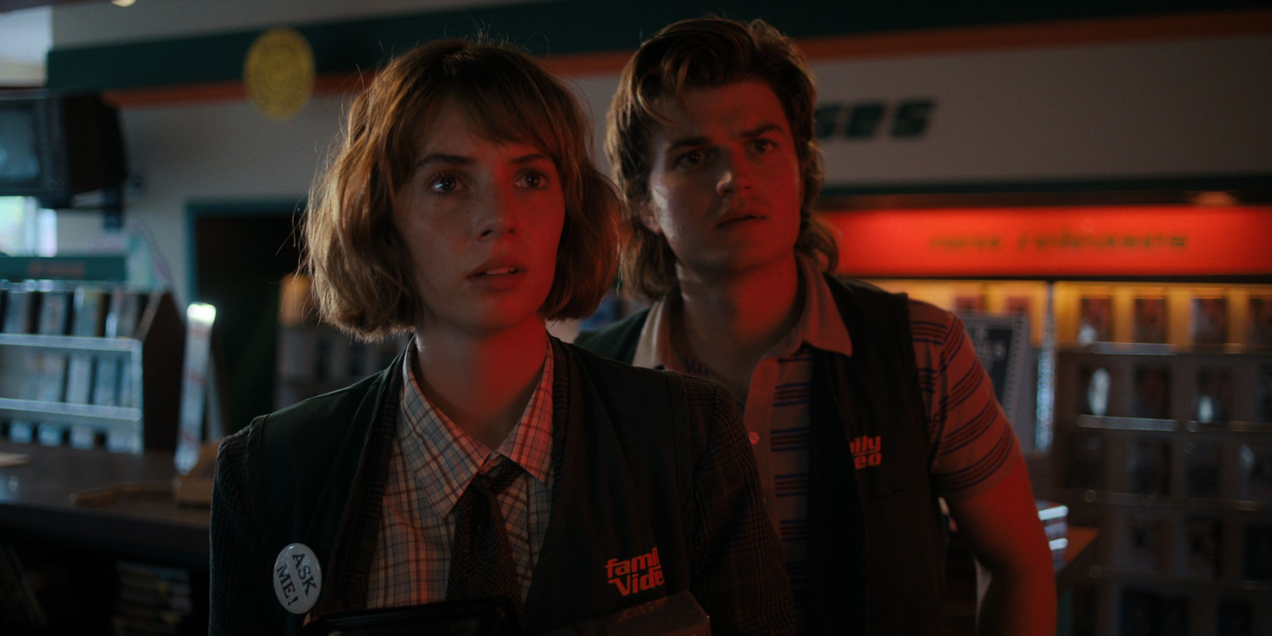 So long, video store! Robin and Steve have new jobs in Stranger Things ...