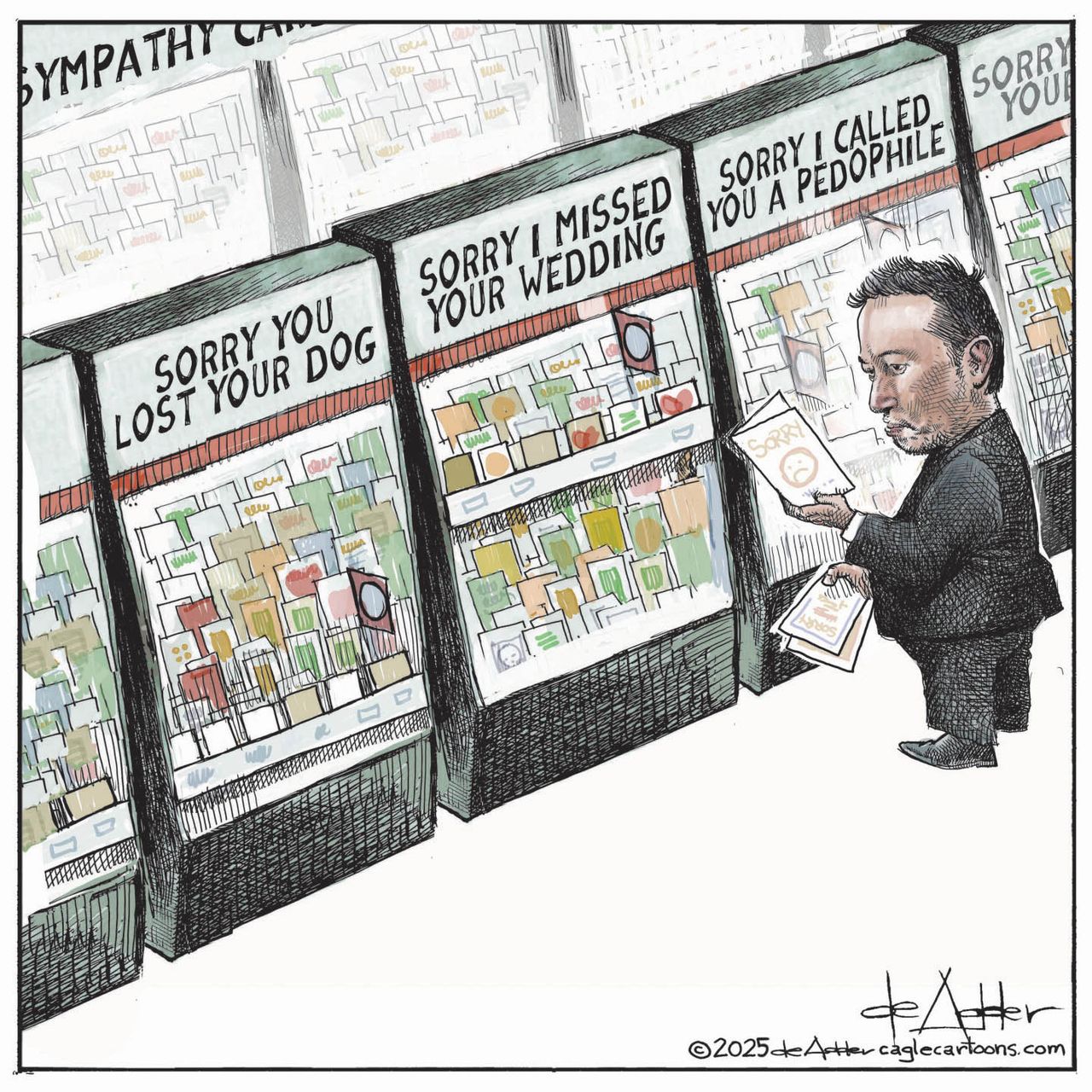 Elon Musk looks for the perfect apology | June 13 editorial cartoons ...