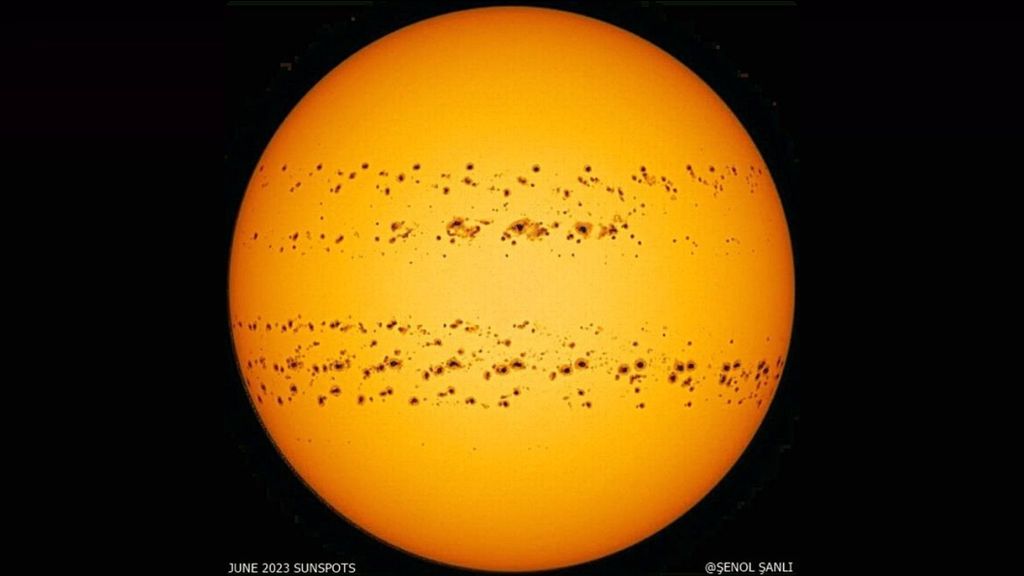 Sunspot numbers hit 20-year high, indicating the sun is fast ...