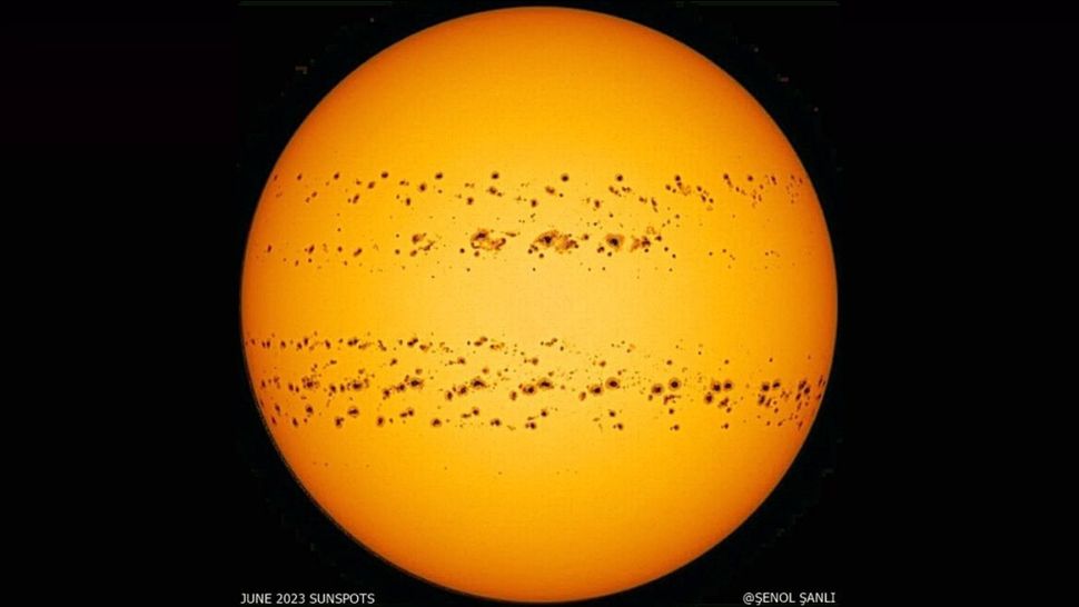 Sunspot numbers hit 20-year high, indicating the sun is fast ...