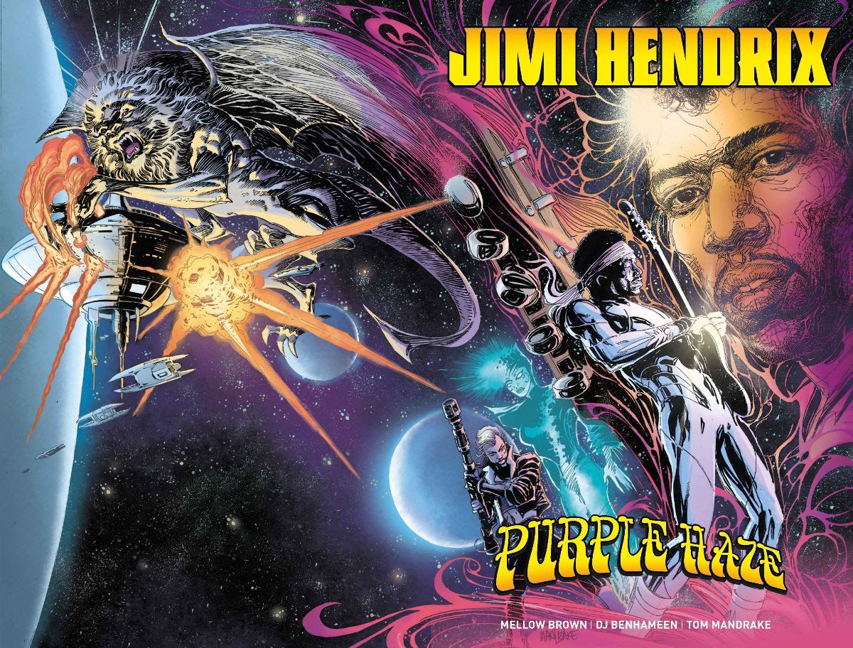 Guitar hero! Jimi Hendrix saves the universe in a new sci-fi graphic novel, authorized by his ...