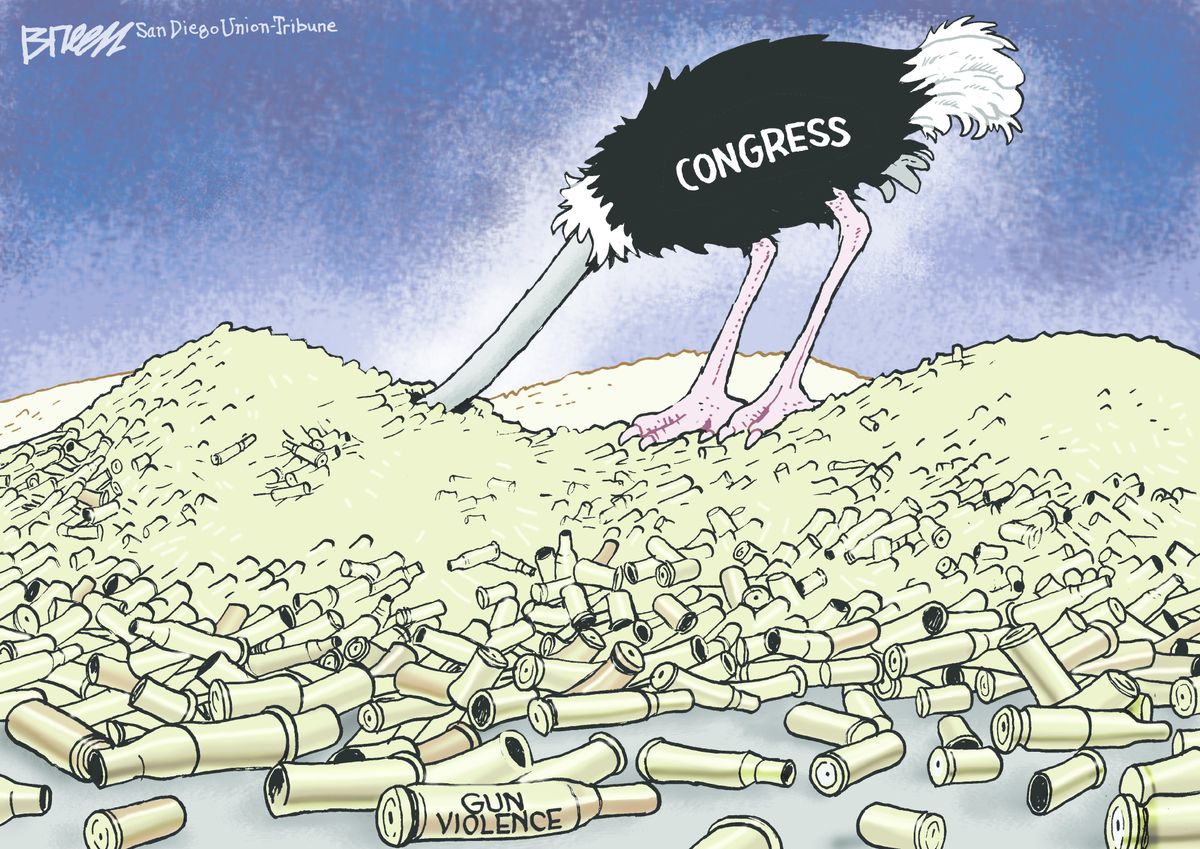 Political cartoon U.S. Congress GOP gun violence | The Week
