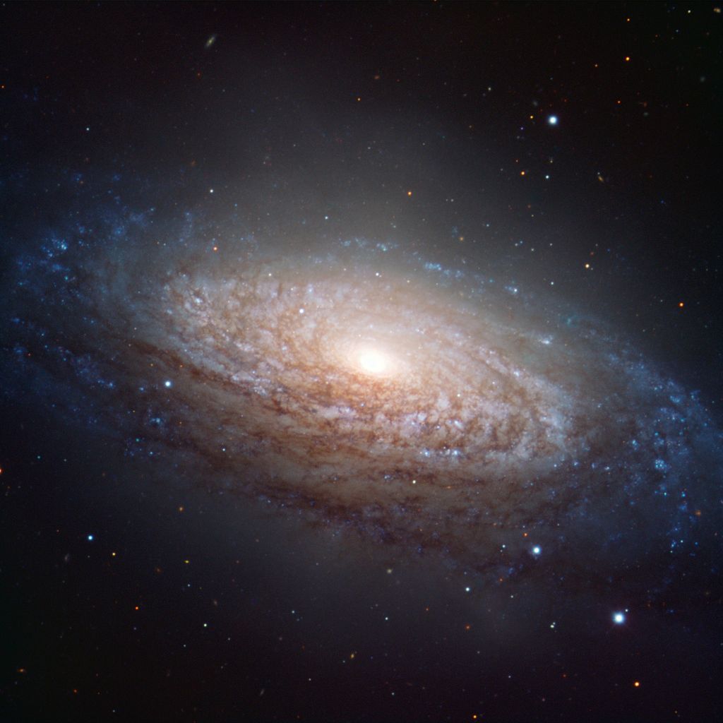 'Fluffy' Spiral Galaxy Shines in New Photo | Space