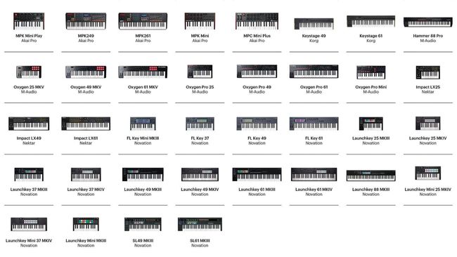 If you own any of these MIDI controllers from Akai, Korg, Novation ...