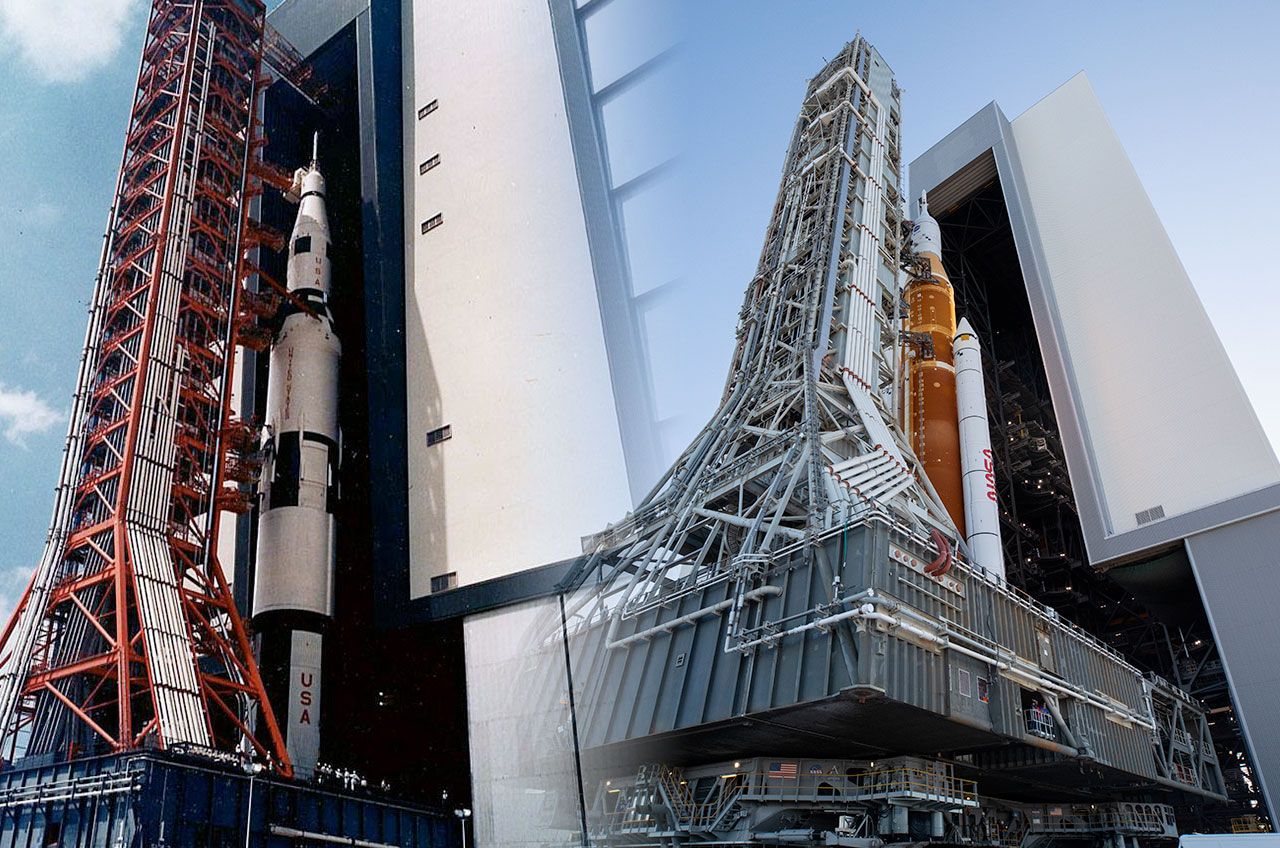 Rocket rollout: How NASA's first Artemis Space Launch System move ...