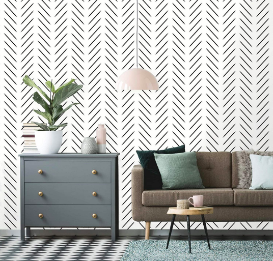 Chic removable wallpaper to easily spruce up your home | My Imperfect Life