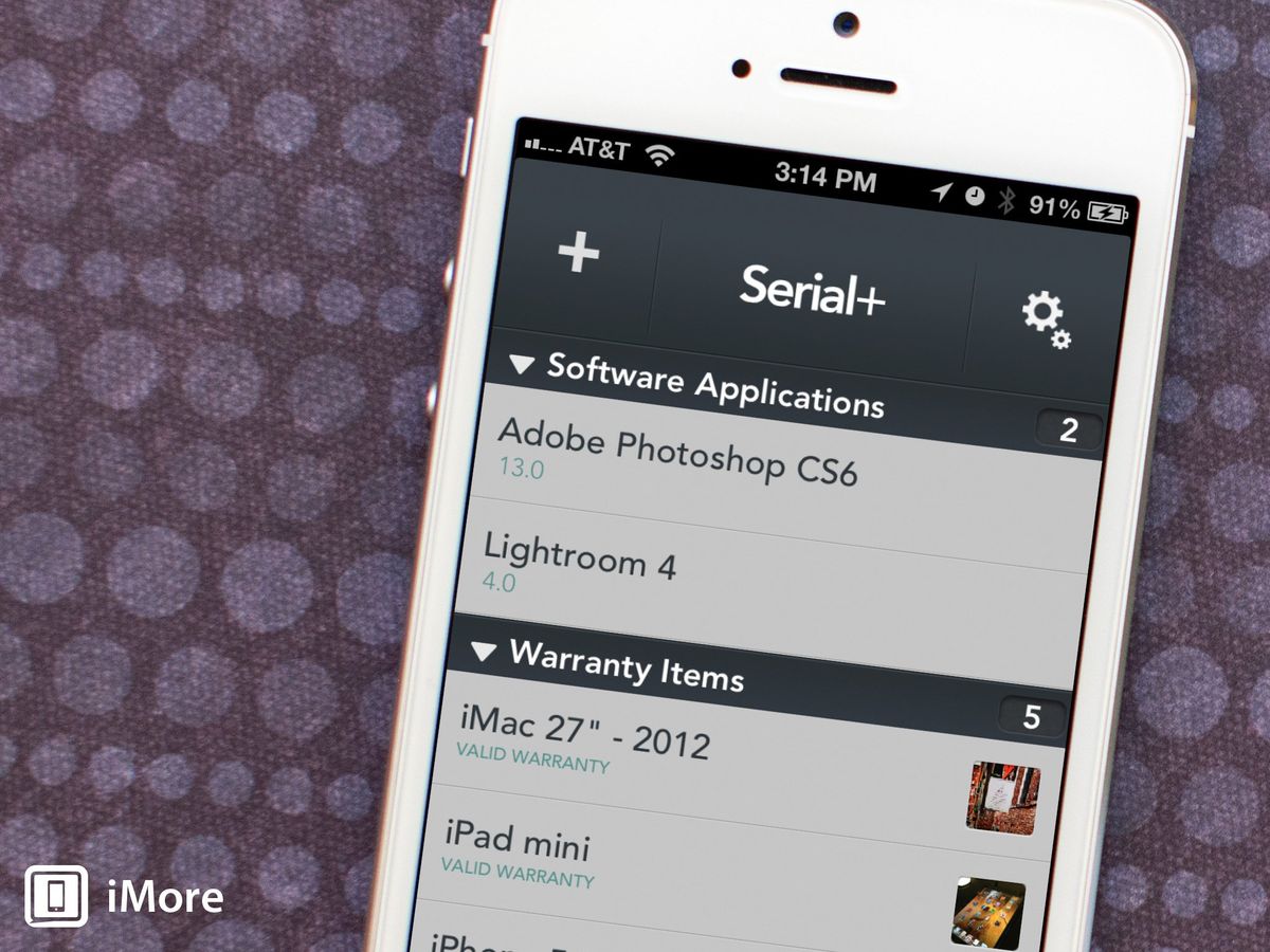 Serial+ for iPhone review: Never lose track of warranty info or serial ...