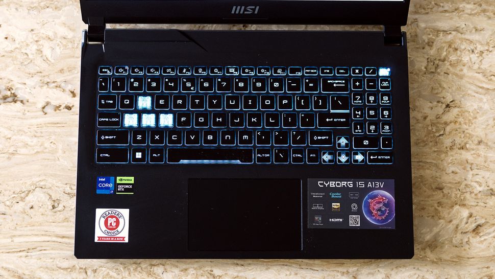 MSI Cyborg 15 Review: An overly budget gaming laptop | Tom's Hardware