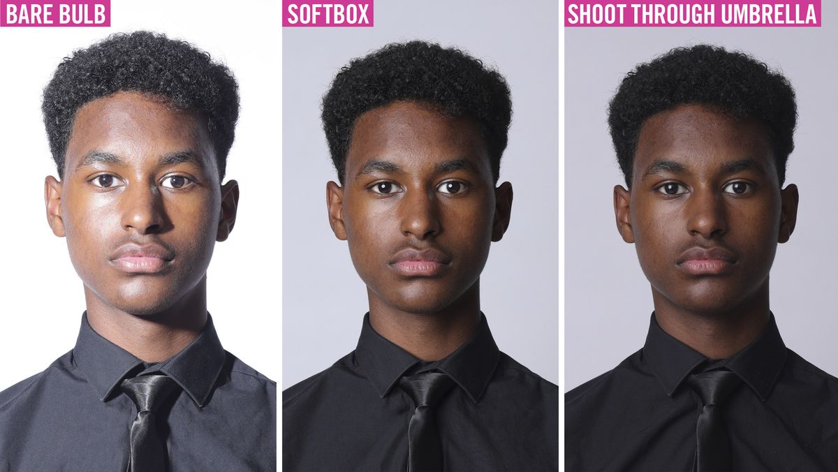 Portrait photography: How to use different flash lighting modifiers ...