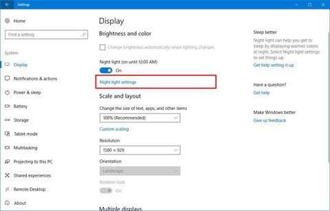 12 days of tech tips: Use Windows 10's Night light to reduce eye strain ...