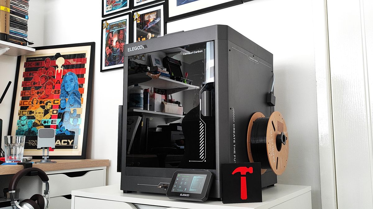 I 3D printed an entire server case with the Elegoo Centauri Carbon ...