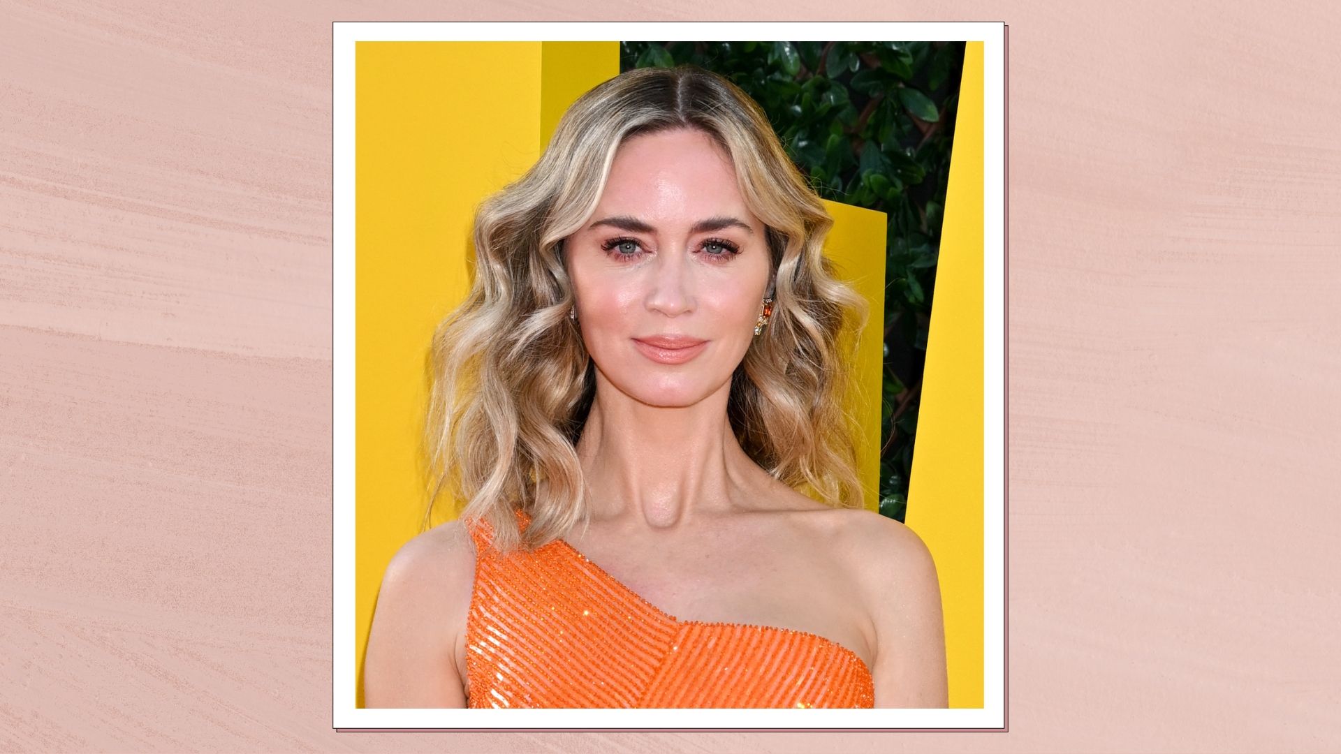Emily Blunt's pink chrome nails offer a subtle glow for summer | Woman ...