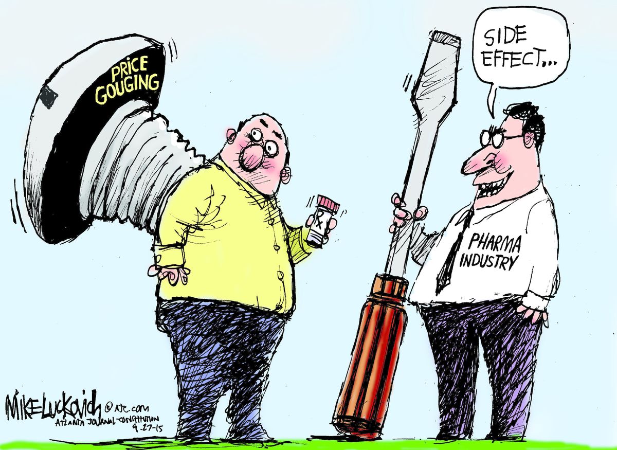Editorial cartoon U.S. Big Pharma | The Week