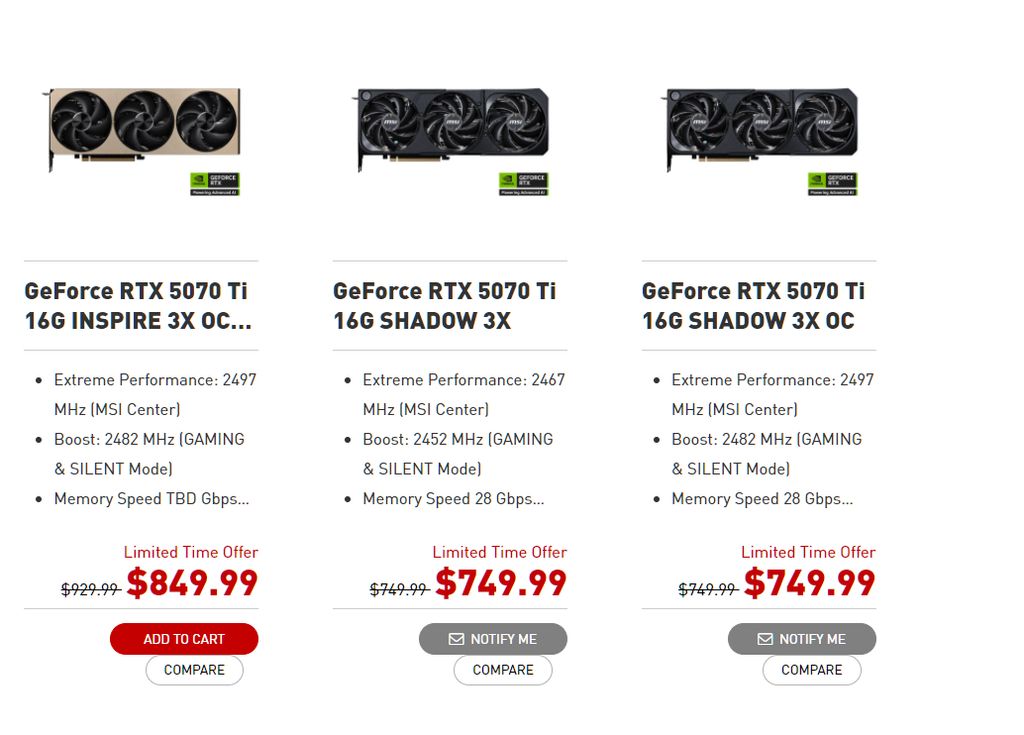 Nvidia RTX 5070 Ti launch day live: All the retail links to RTX 5070 Ti ...