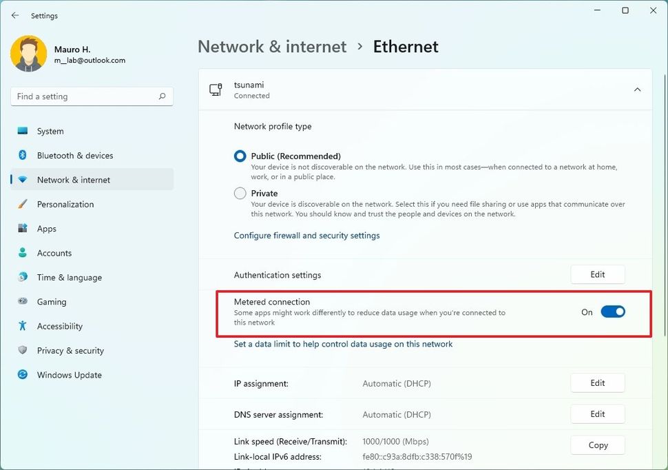 How to make network connections metered on Windows 11 | Windows Central