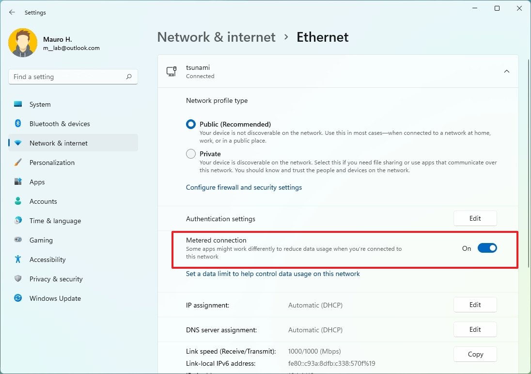 How to make network connections metered on Windows 11 | Windows Central
