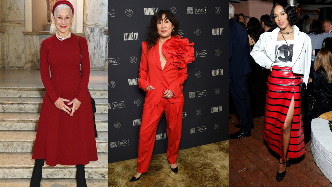 Ruby reds and vibrant scarlets: The chicest looks from celebrities ...