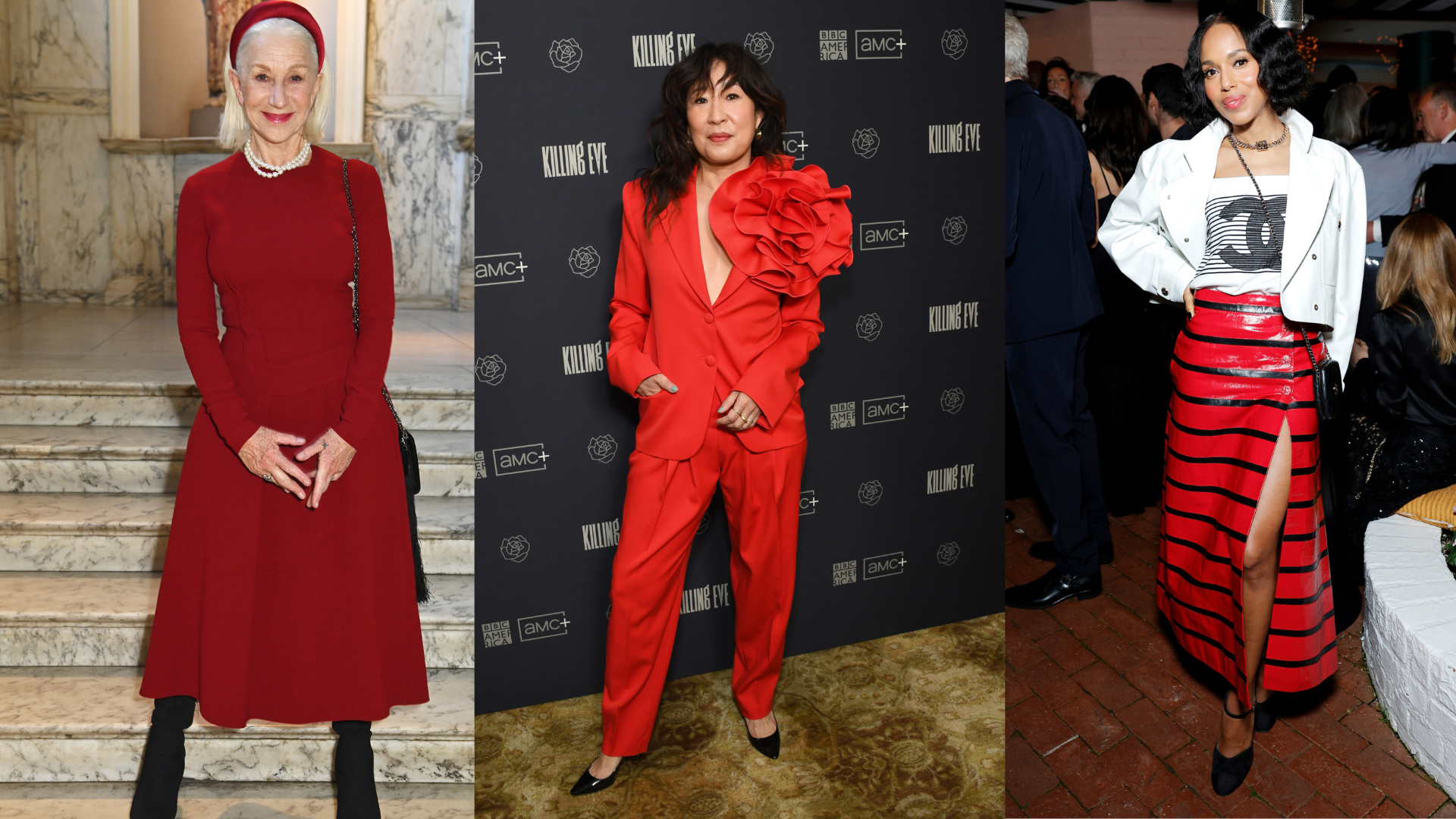 Ruby reds and vibrant scarlets: The chicest looks from celebrities ...
