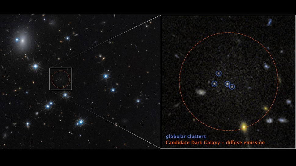 Hubble telescope discovers rare galaxy that is 99% dark matter | Space
