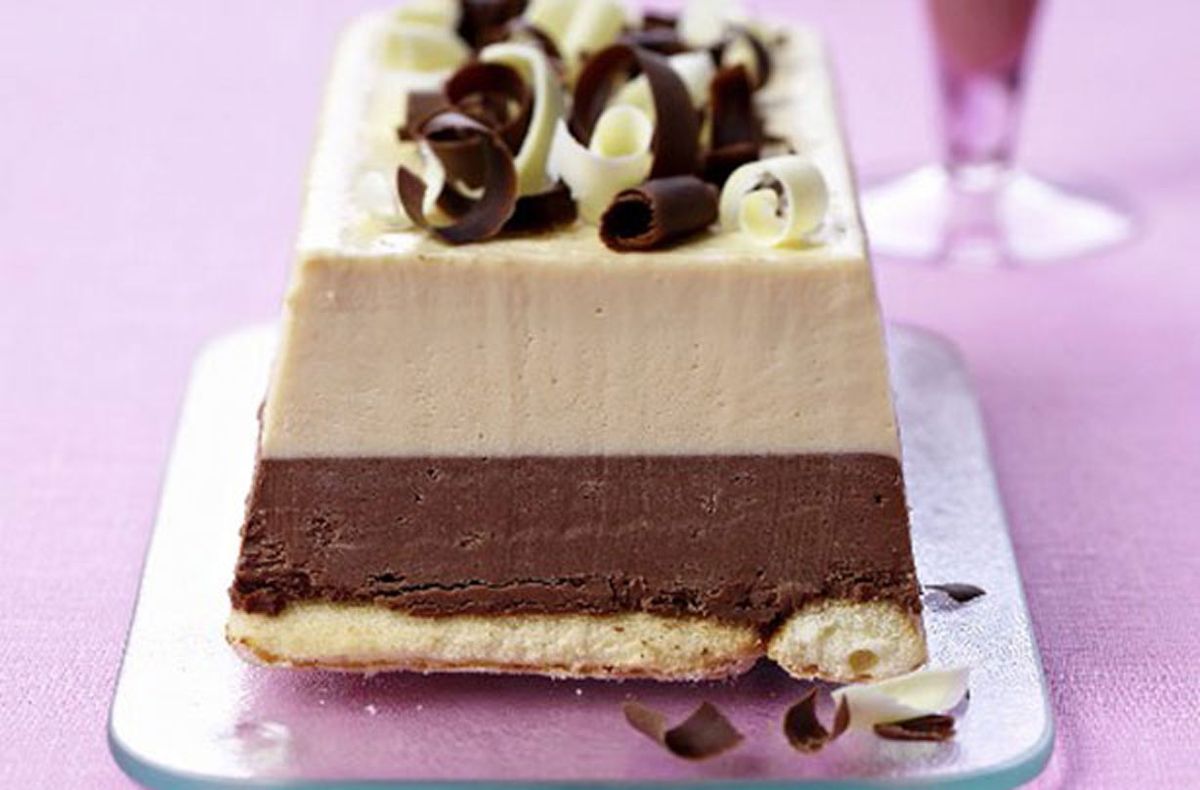Chocolate and salted caramel ice cream cake | Dessert Recipes | GoodtoKnow