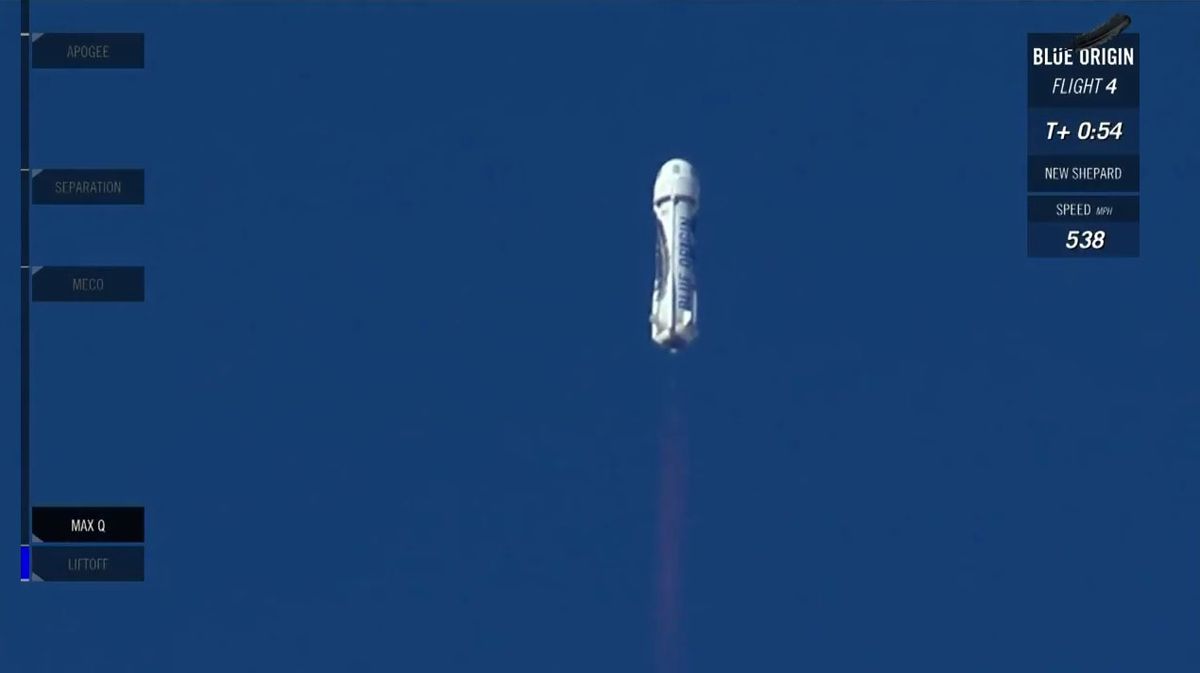 Blue Origin's 4th Reusable Rocket Launch and Landing in Photos | Space