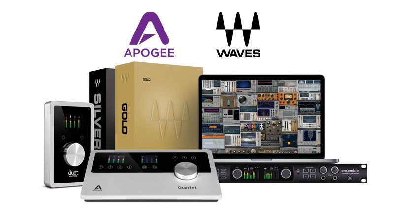 Apogee Electronics Announces Waves Plugin Bundles for Duet, Quartet and Ensemble | Guitar World