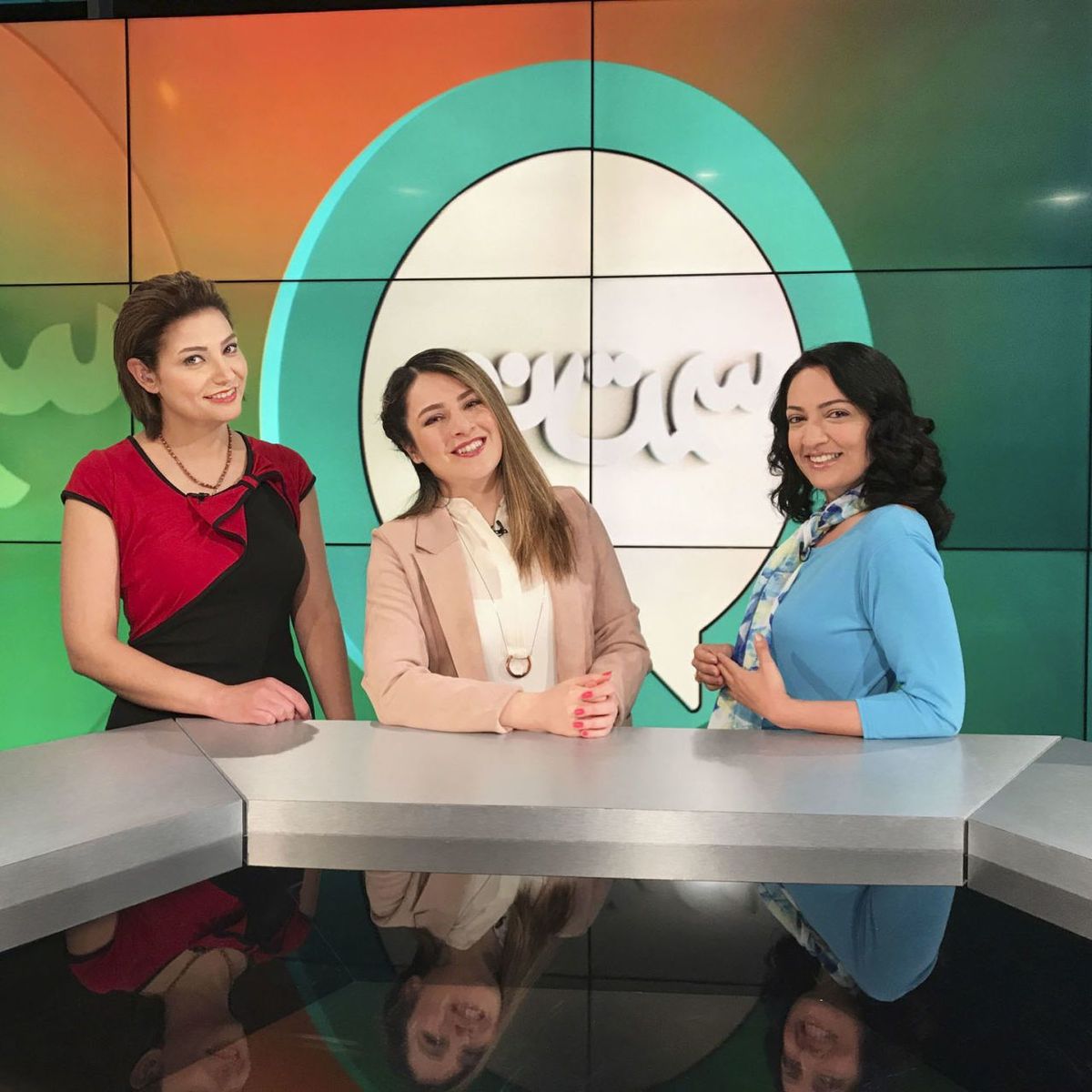 Iran Tehran All-Female Talk Show Samte No | Marie Claire