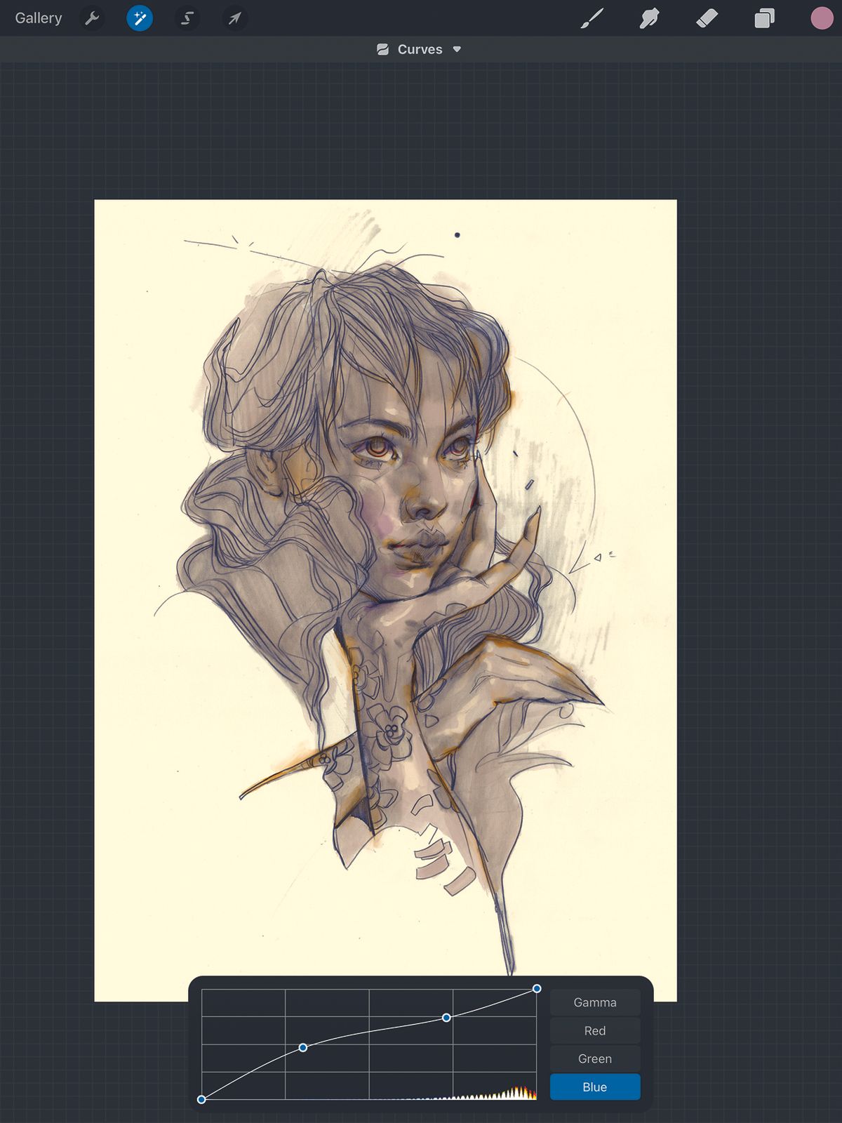 How to colour digital art without losing your sketch's raw charm ...