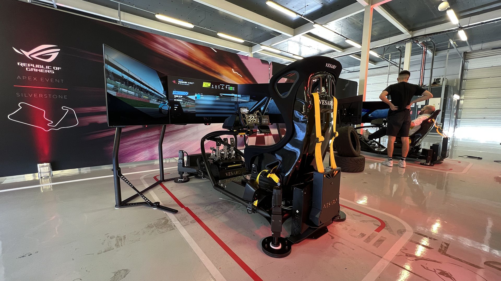 The Vesaro x Asus ROG OLED driving sim is a serious track-day ...