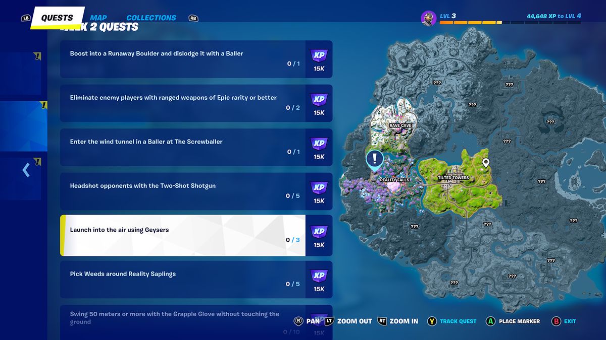 Where to find Fortnite geysers to launch into the air | GamesRadar+