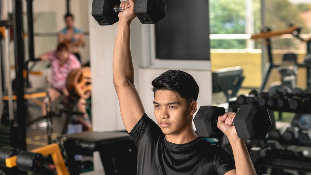 9 exercises to build swole shoulders using just dumbbells | T3