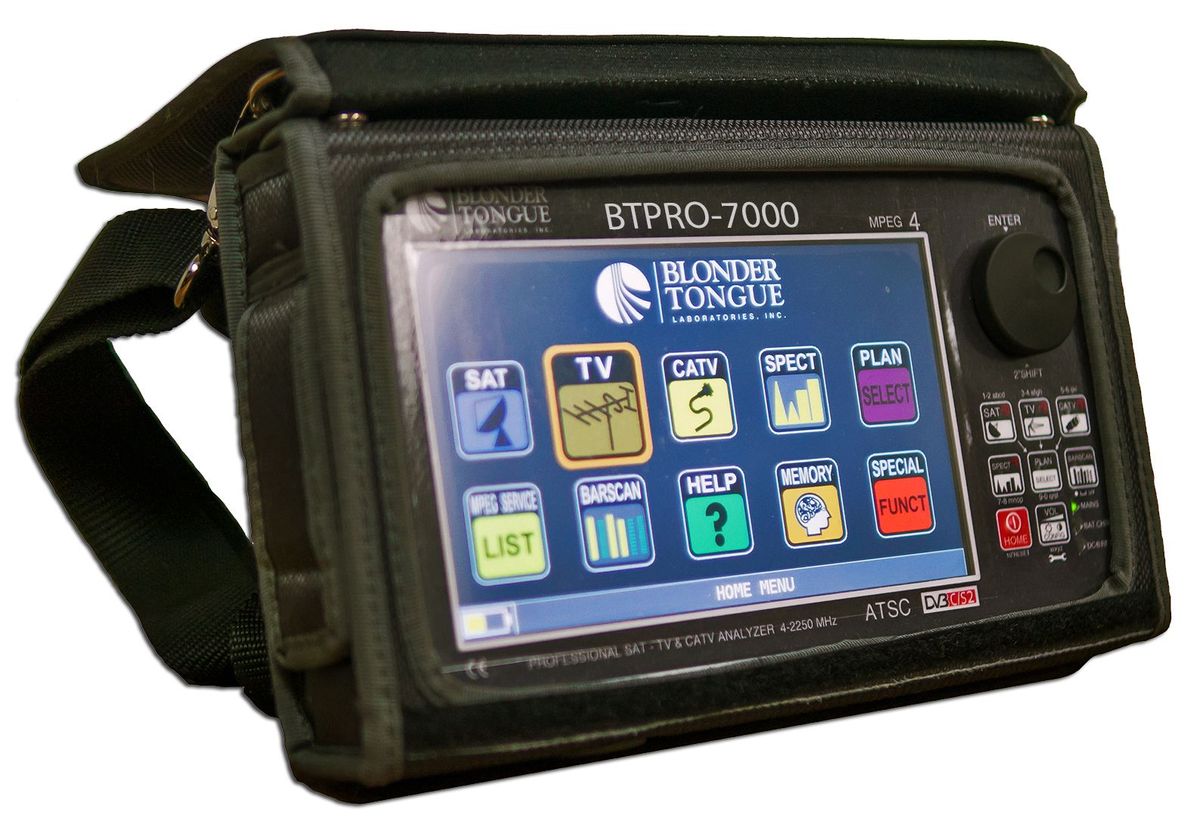 Blonder Tongue Shows Transport Stream Analyzer, Tablet Signal Analyzer ...