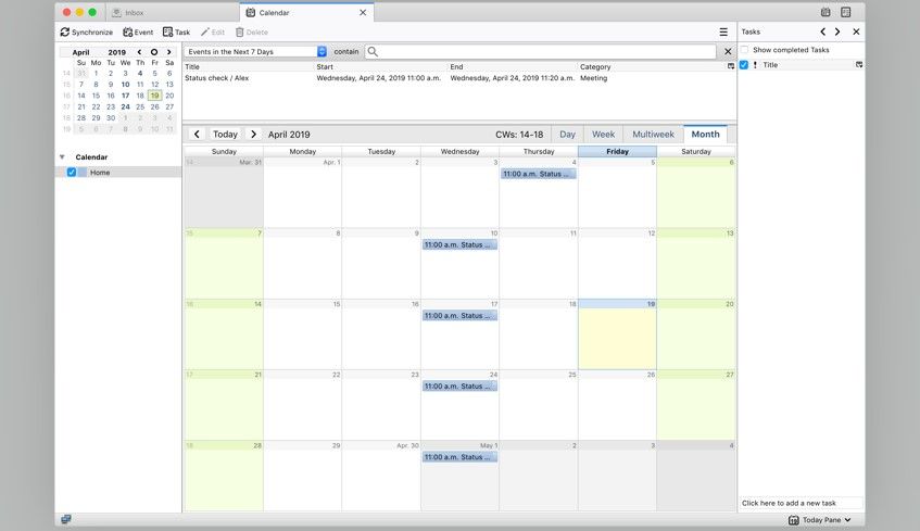 Lightning Calendar review | TechRadar