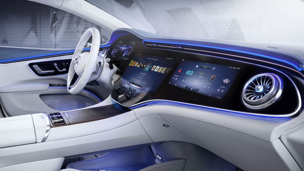 First look inside Mercedes EQS with mammoth Hyperscreen | TechRadar