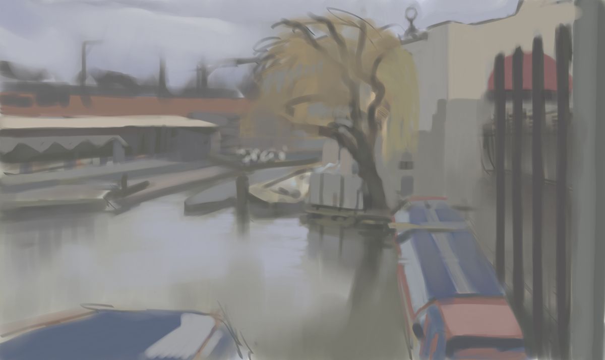 Learn how to paint a cityscape on a tablet with Kan Muftic | Creative Bloq