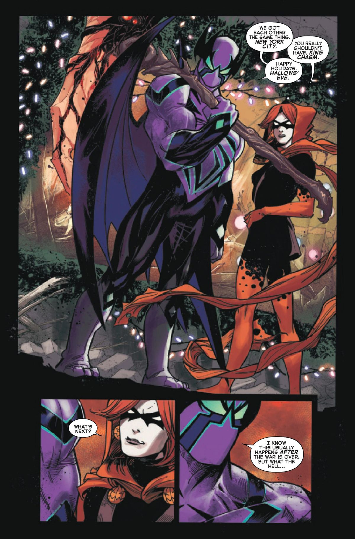 King Chasm takes on Spider-Man and the X-Men in Dark Web Finale preview ...