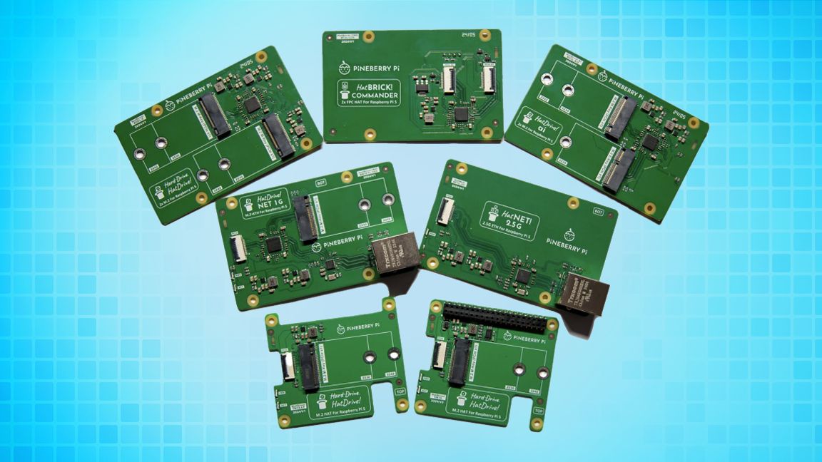 Six new Raspberry Pi 5 compatible Pineberry Pi boards announced ...