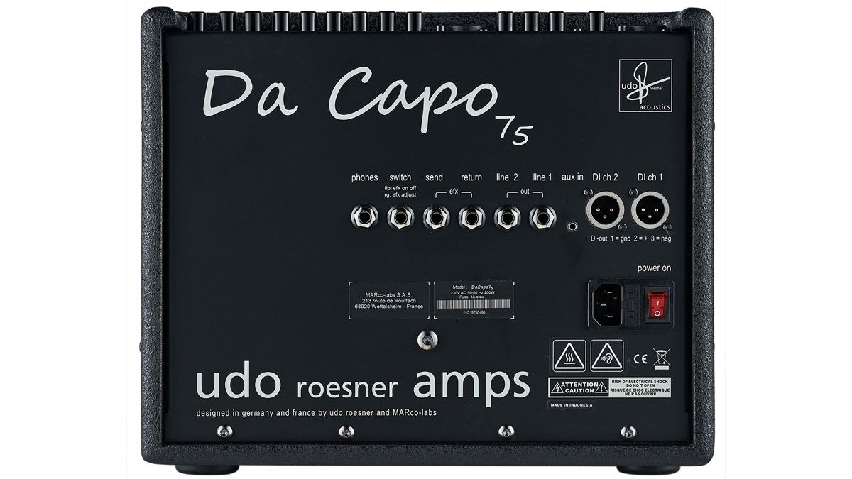 Udo Roesner Da Capo 75 Acoustic Amp review | Guitar World