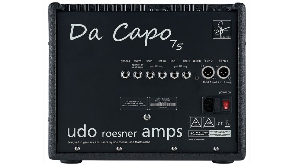 Udo Roesner Da Capo 75 Acoustic Amp review | Guitar World