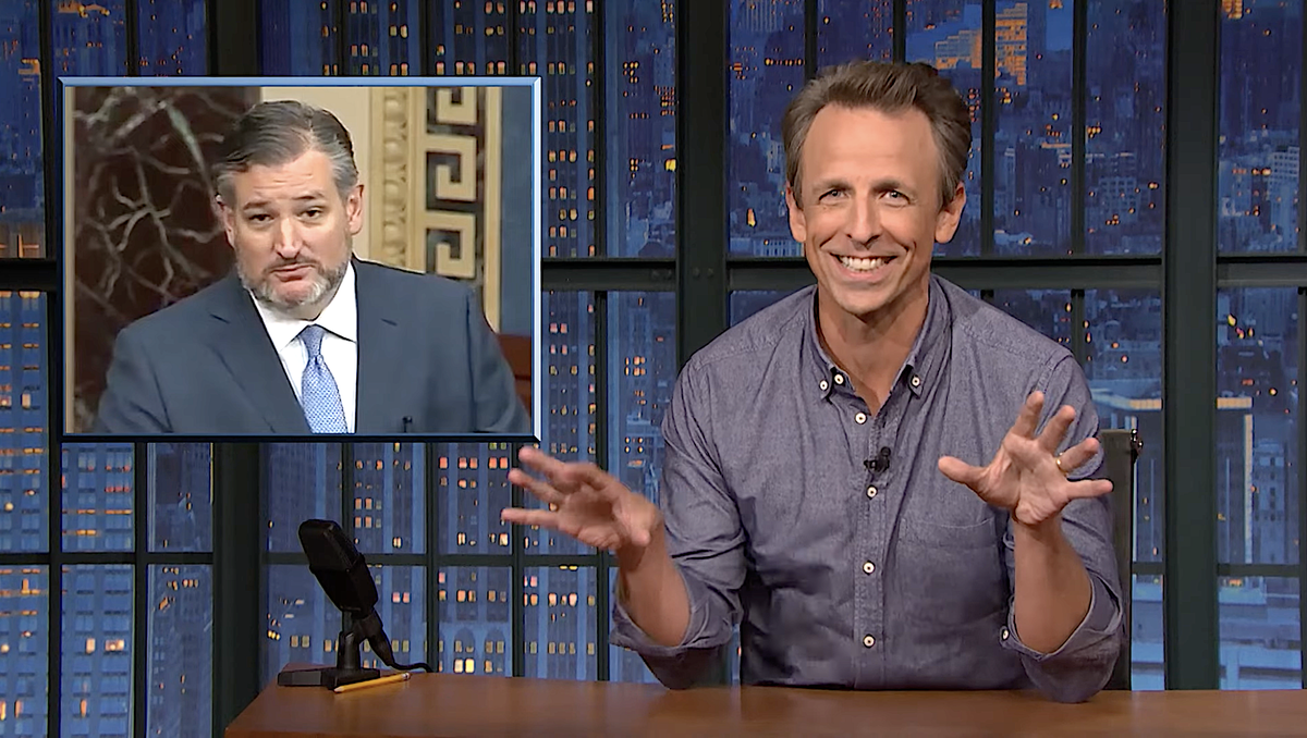 Jimmy Kimmel and Seth Meyers laugh at Trump's low-energy Iowa rally ...