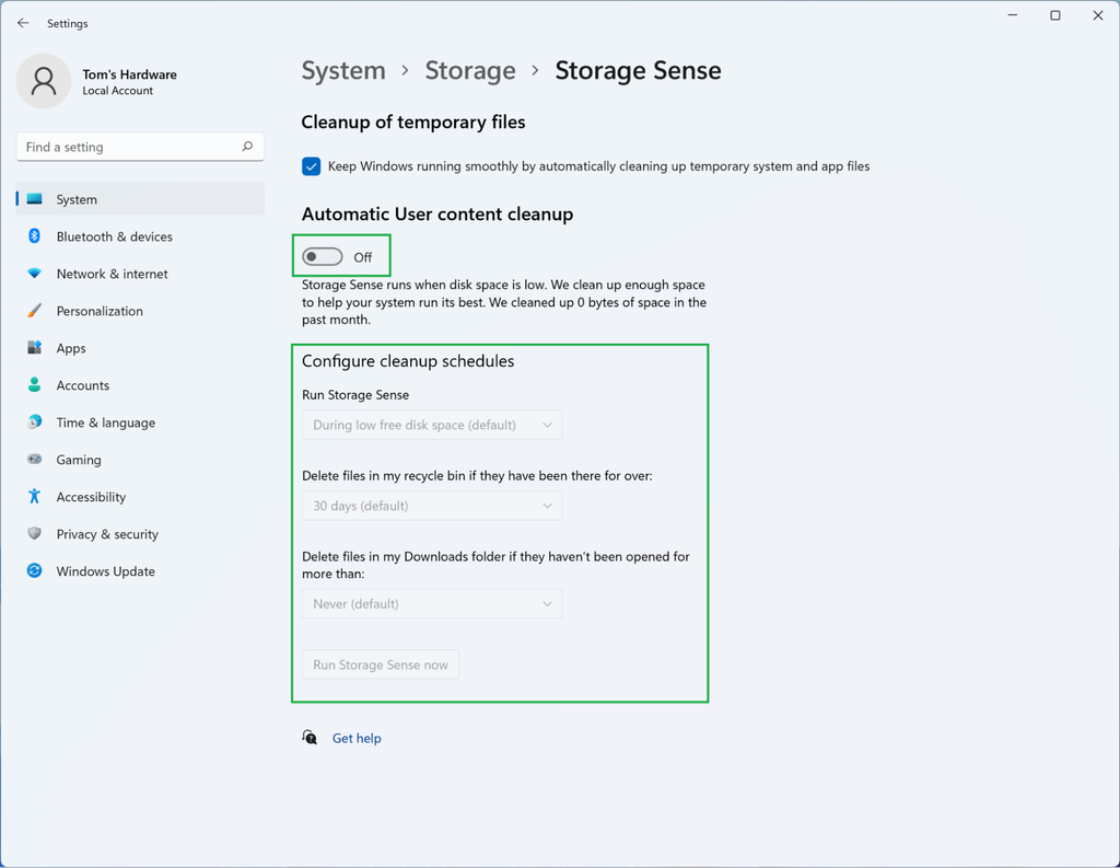 How to Save Space on Windows 11 | Tom's Hardware