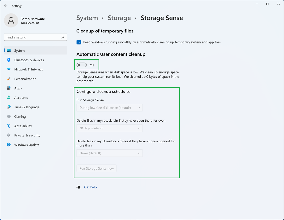 How to Save Space on Windows 11 | Tom's Hardware