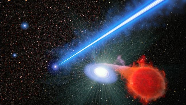 Supermassive black hole jets mysteriously ignite nova explosions ...