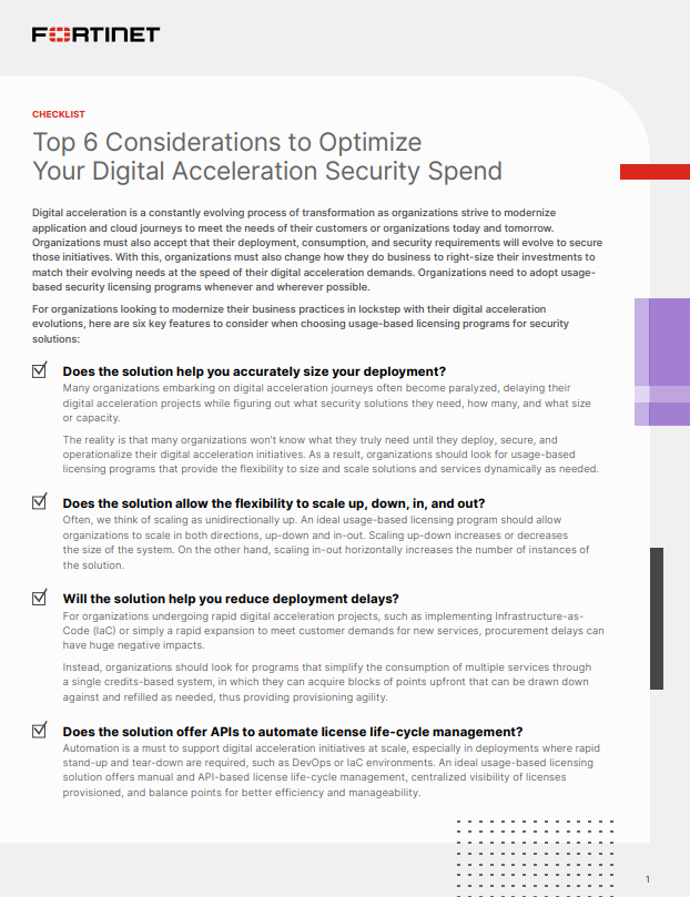 Checklist: Top 6 Considerations to Optimize Your Digital Acceleration Security Spend | IT Pro