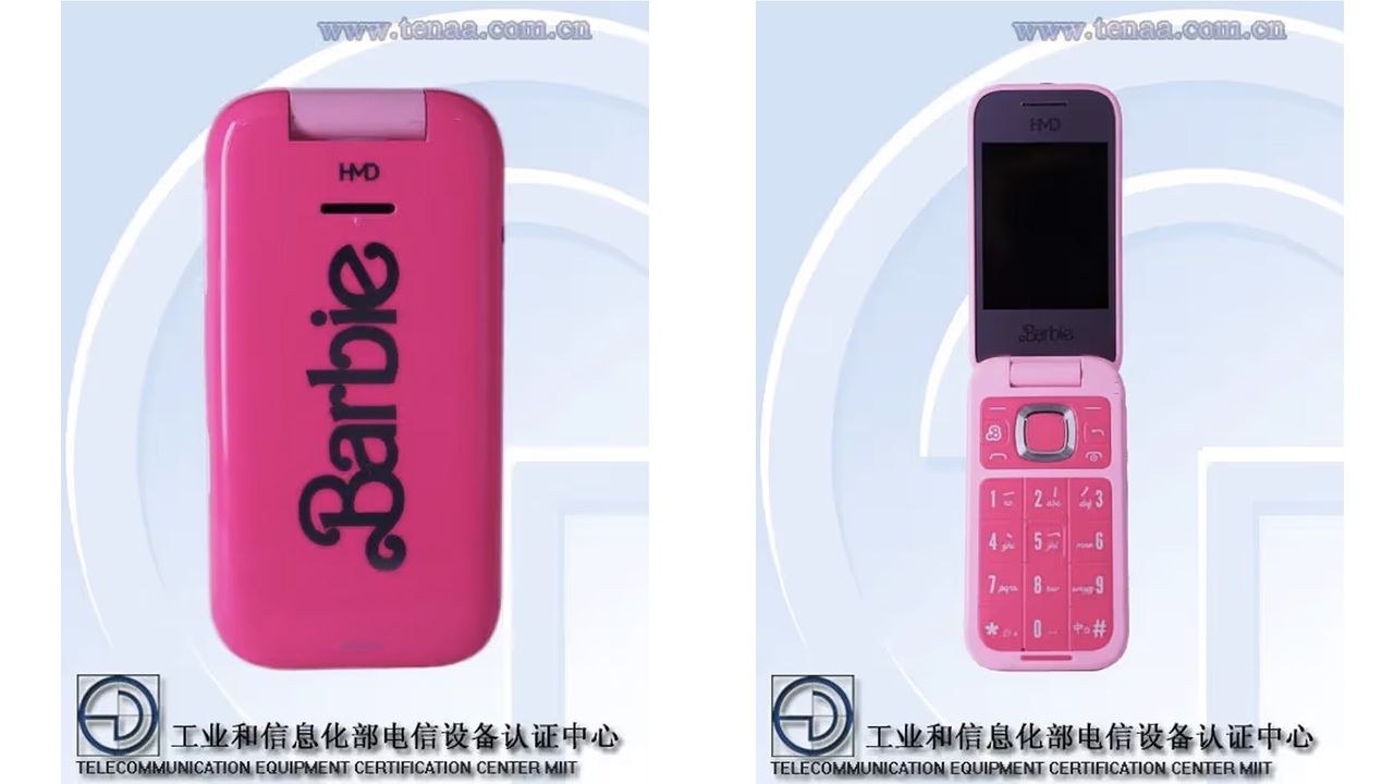 HMD's Barbie flip phone looks exactly as you'd expect – Nokia fans will ...