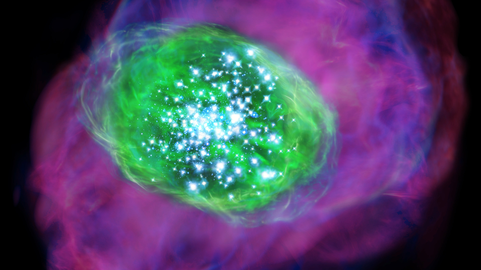 James Webb Space Telescope spots a gassy baby galaxy throwing a tantrum ...
